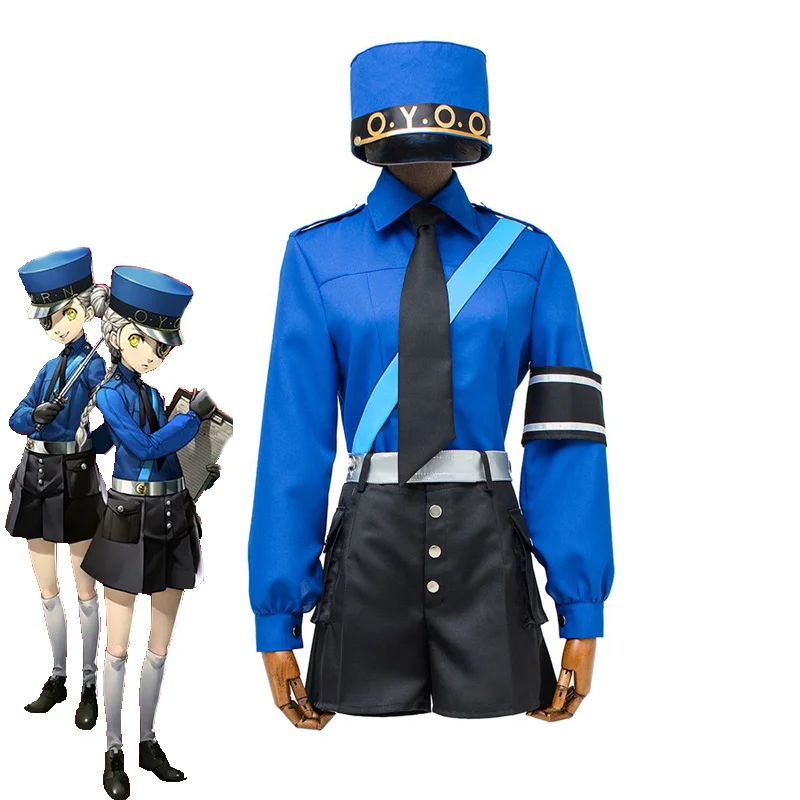 Twin Prison Wardens Persona 5 Caroline And Justine Cosplay Costume Top ...