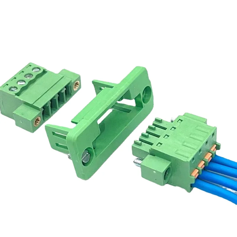 5sets-Through-wall-terminal-block-15EDGWC-3-81-with-KDM-spring-plug ...