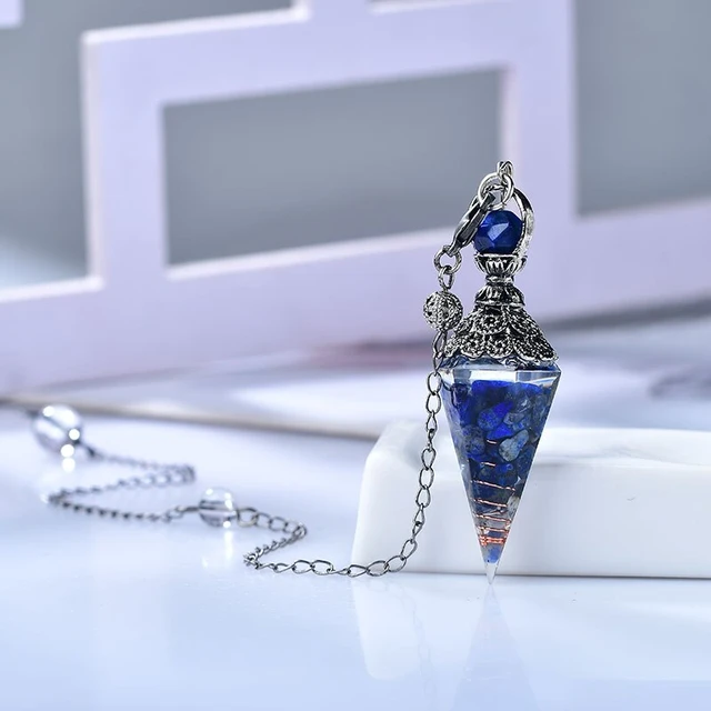 Blue Crystal Pendulum