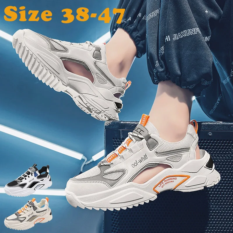 Summer-2024-Korean-Style-Male-Sandals-High-Heels-Rubber-Sole ...