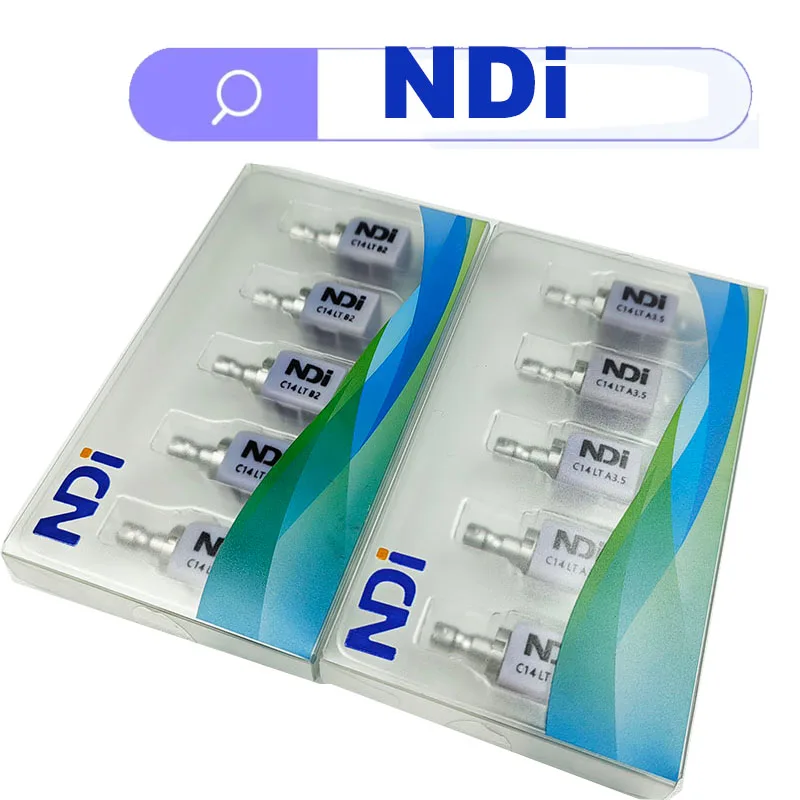 NDI-Lithium-Disilicate-C14-Dental-Glass-Ceramic-Blocks-LT-HT-5Pcs-Box ...