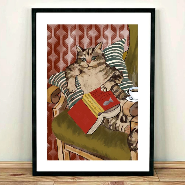 Retro Cat Illustration