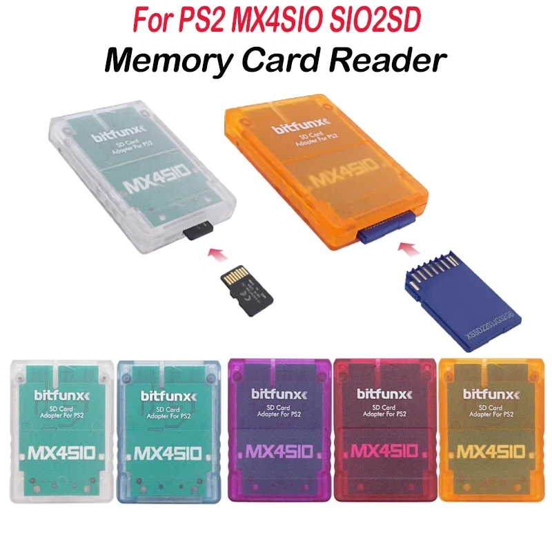 Portable-Cards-Reader-for-PS2-MX4SIO-SIO2SD-Multifunctional-Memory-Cards-Adapter-Gaming ...
