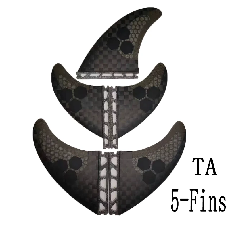 BiLong FUT TA Five Fin Surfboard Fins Carbon Fibre Glass Fiberglass ...
