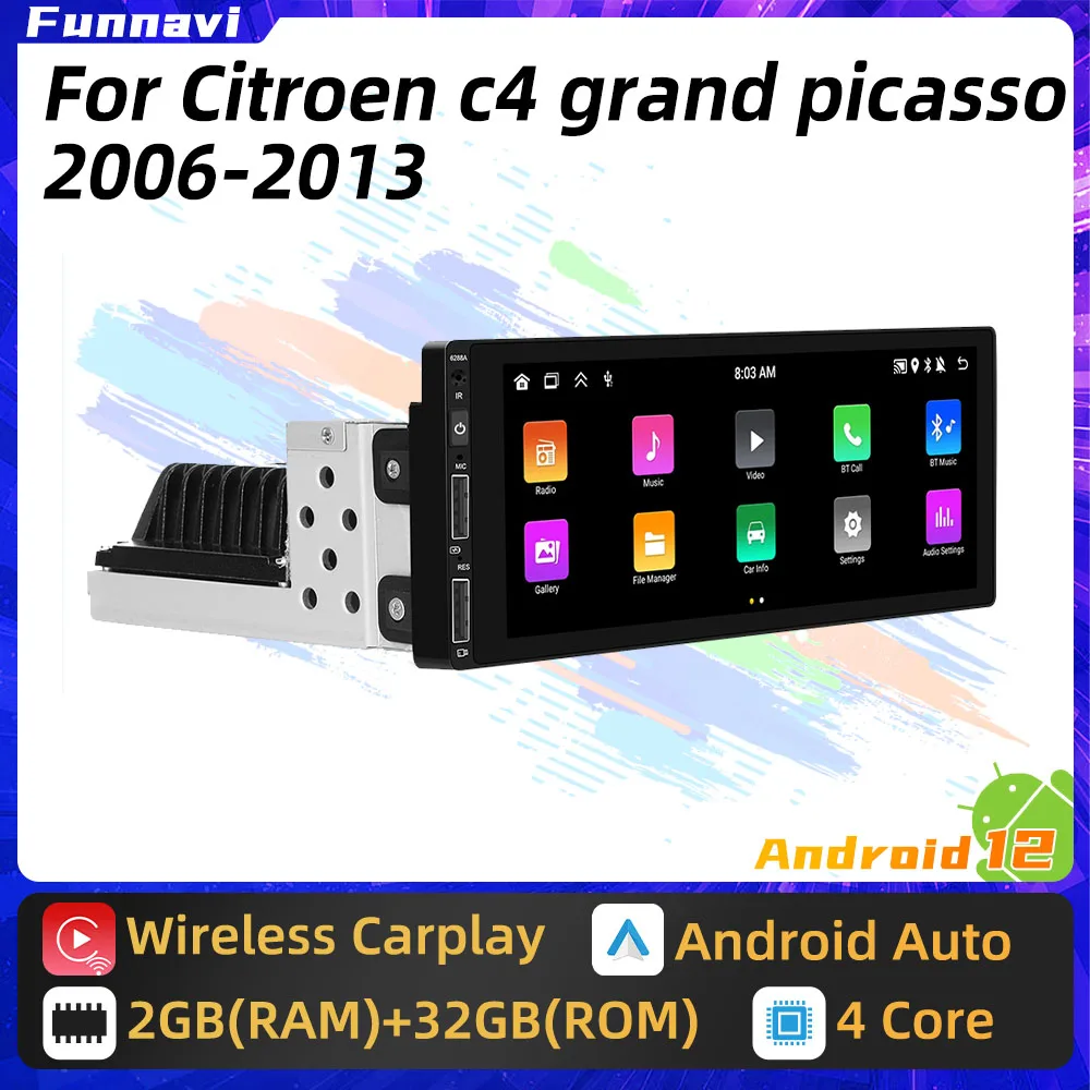 Android-Car-Multimedia-for-Citroen-C4-Grand-Picasso-2006-2013-1-Din ...