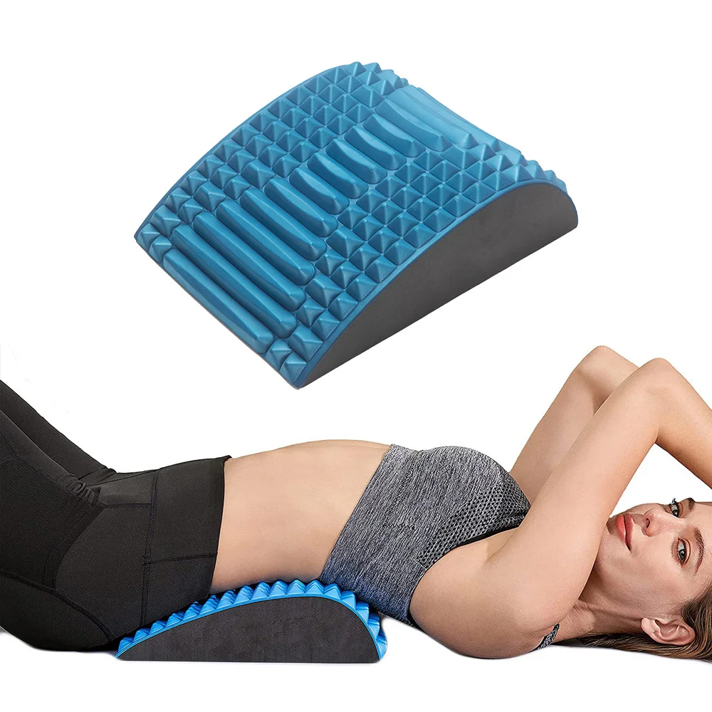 EVA-FOAM-Back-Stretcher-Lumbar-Pillow-Posture-Corrector-Support-For ...