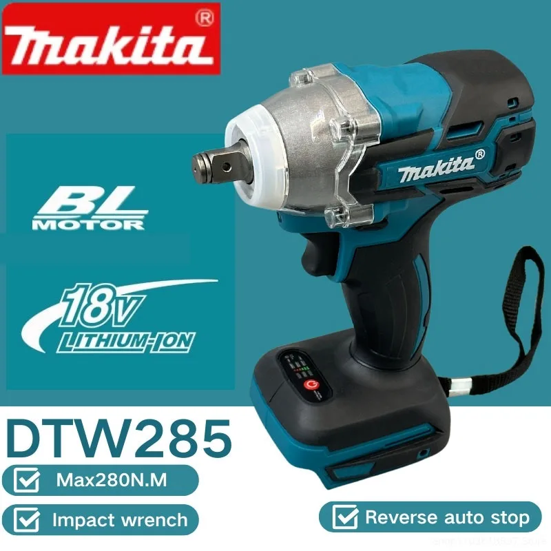 Makita-DTW285-El-trica-Impact-Wrench-Machine-sem-escova-sem-fio-High ...