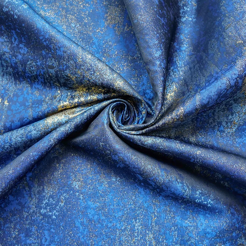 Ink Dark Blue Woven Fabric Women's Autumn Winter Coat Dress Diy Sewing ...
