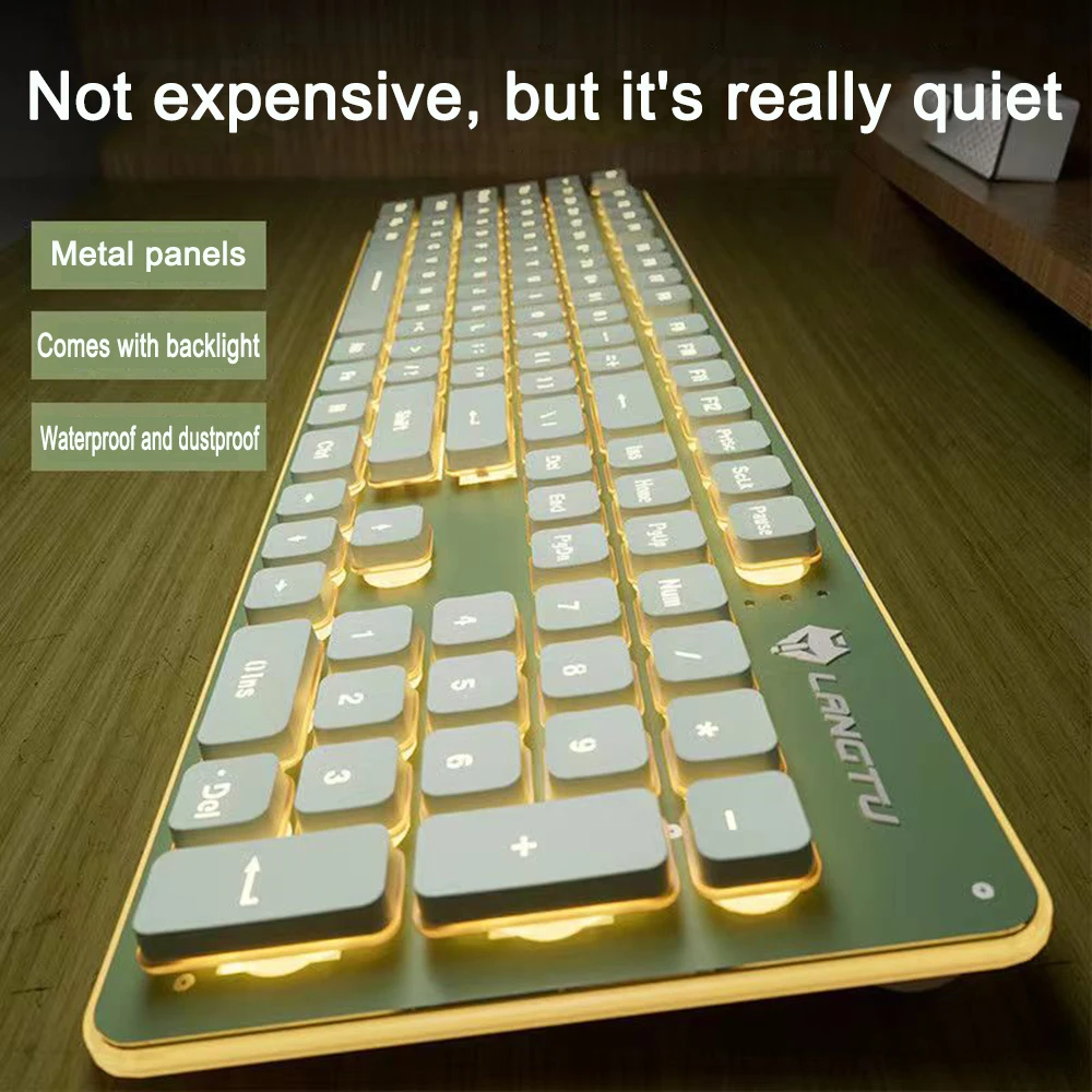 Wired-keyboard-Chocolate-Keyboard-Style-Keycap-2-4G-Wireless-Keycap-Set ...