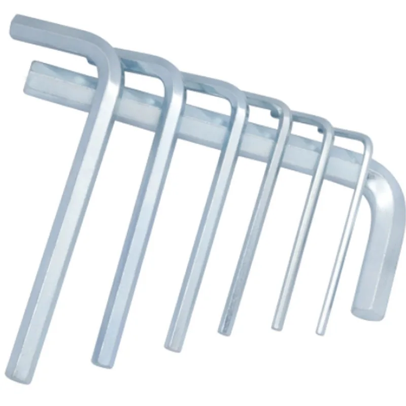 8 mm (100 mm) - Clé Allen courte, métrique, galvanisée, forme en L ...