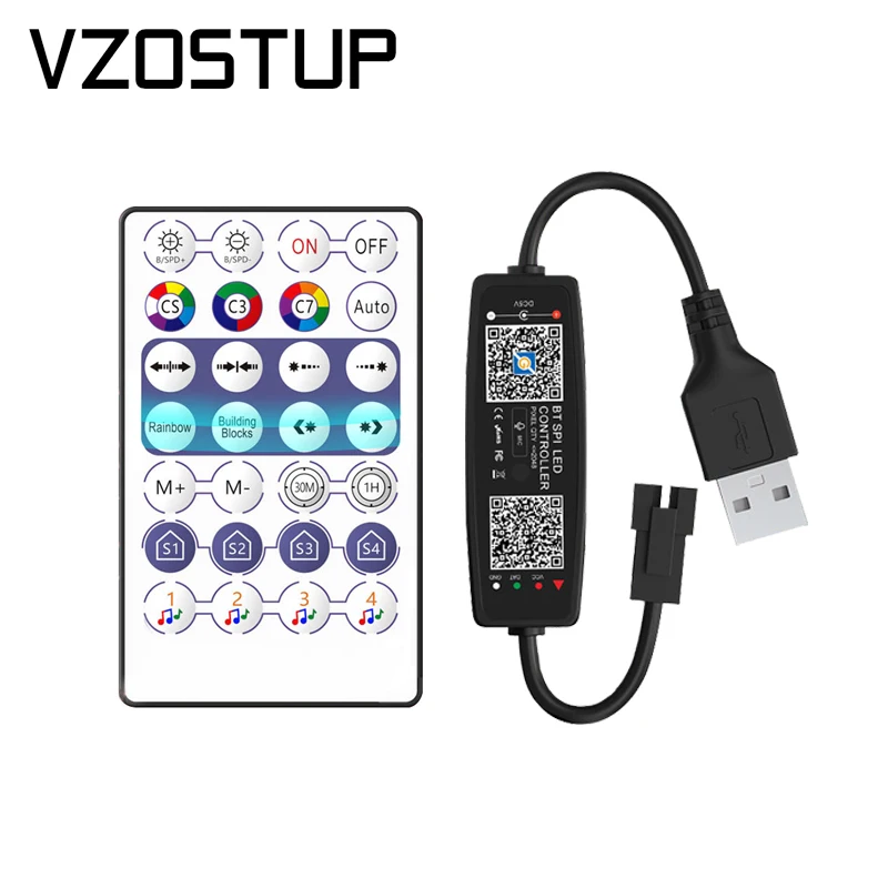 WS2812B-Controller-Bluetooth-Music-APP-Control-for-Pixel-LED-Strip ...