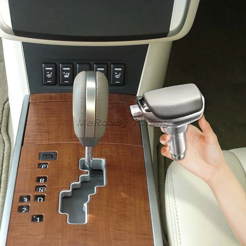 Leather-Shifter-Lever-Gear-Shift-Knob-for-Nissan-Teana-J31-ROGUE-XTRAIL ...