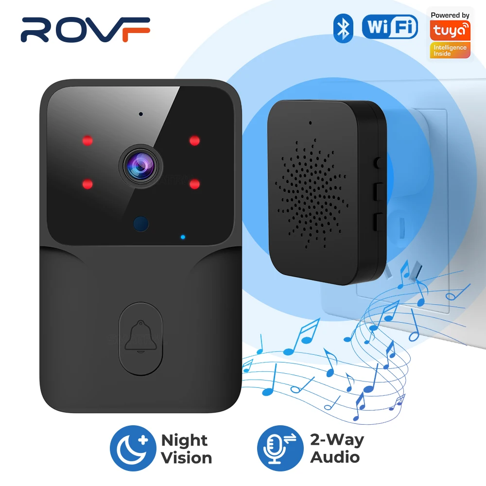 Tuya-Wireless-Intelligent-Wifi-Doorbell-Outdoor-Anti-Theft-Door-Bell ...