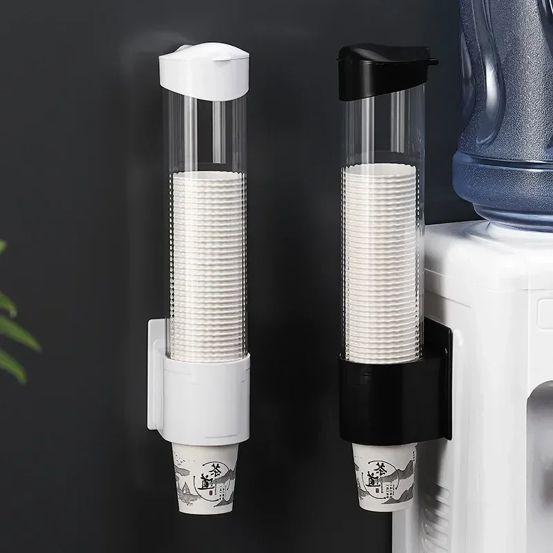 Plastic-Disposable-Paper-Cups-Dispenser-Wall-mounted-Water-Dispenser ...