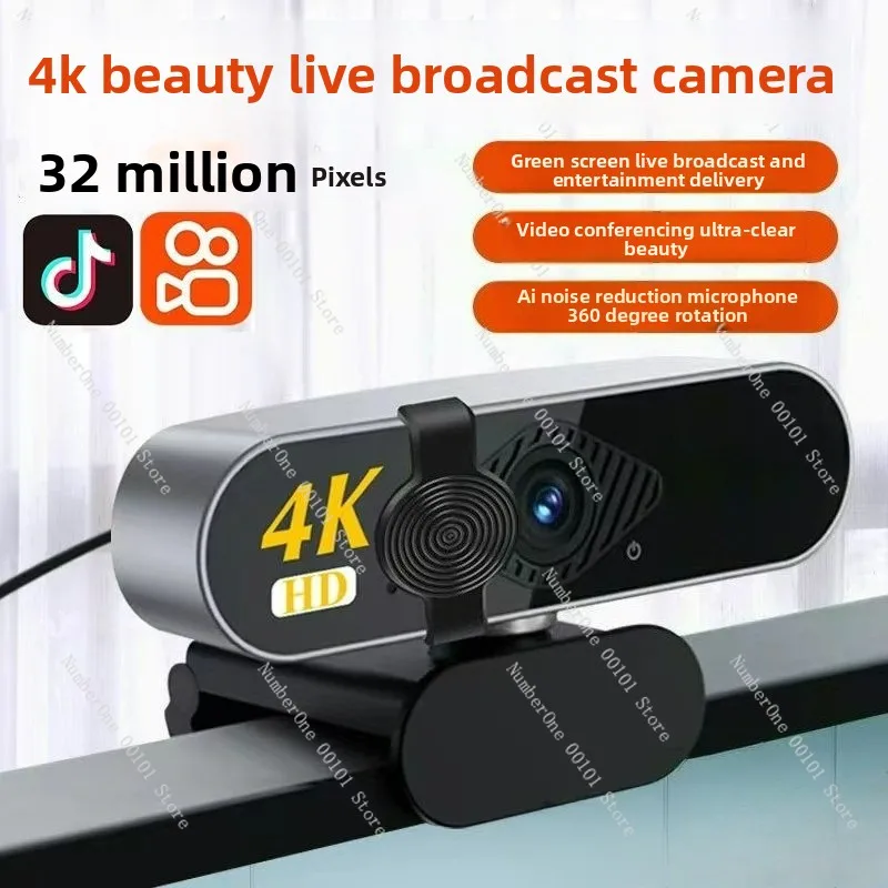 4k Ultra HD Live Streaming Camera USB External Desktop Laptop with ...
