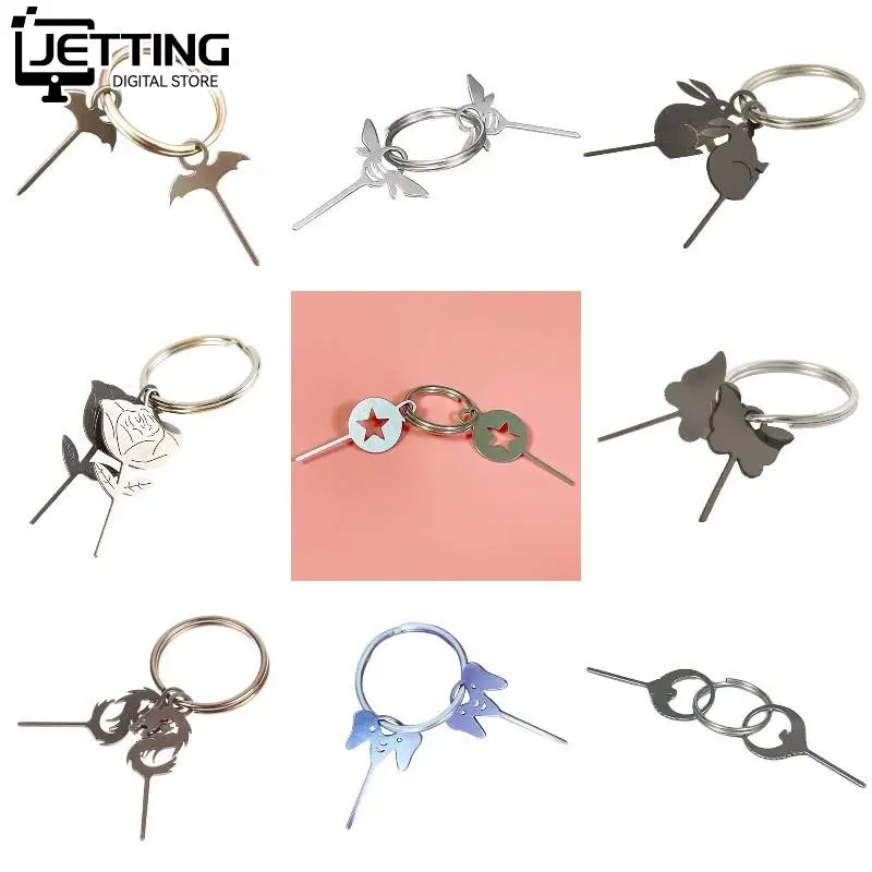 Stainless-Steel-Sim-Card-Tray-Extended-Universal-Rabbit-Butterfly ...