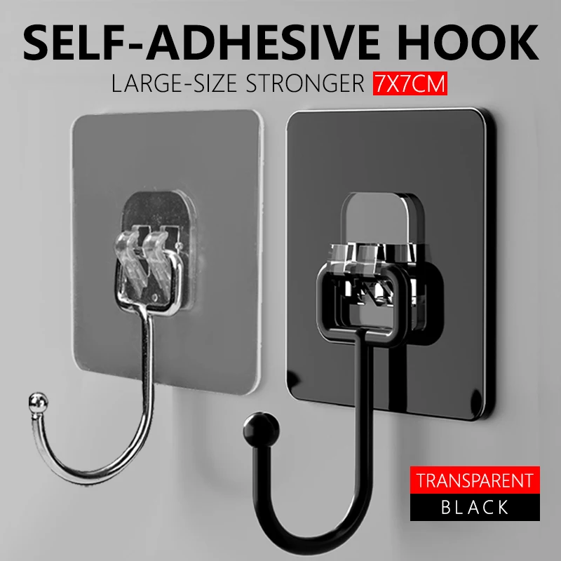 Stainless-Steel-Large-Hooks-Hanging-Wall-Waterproof-Strong-Self ...