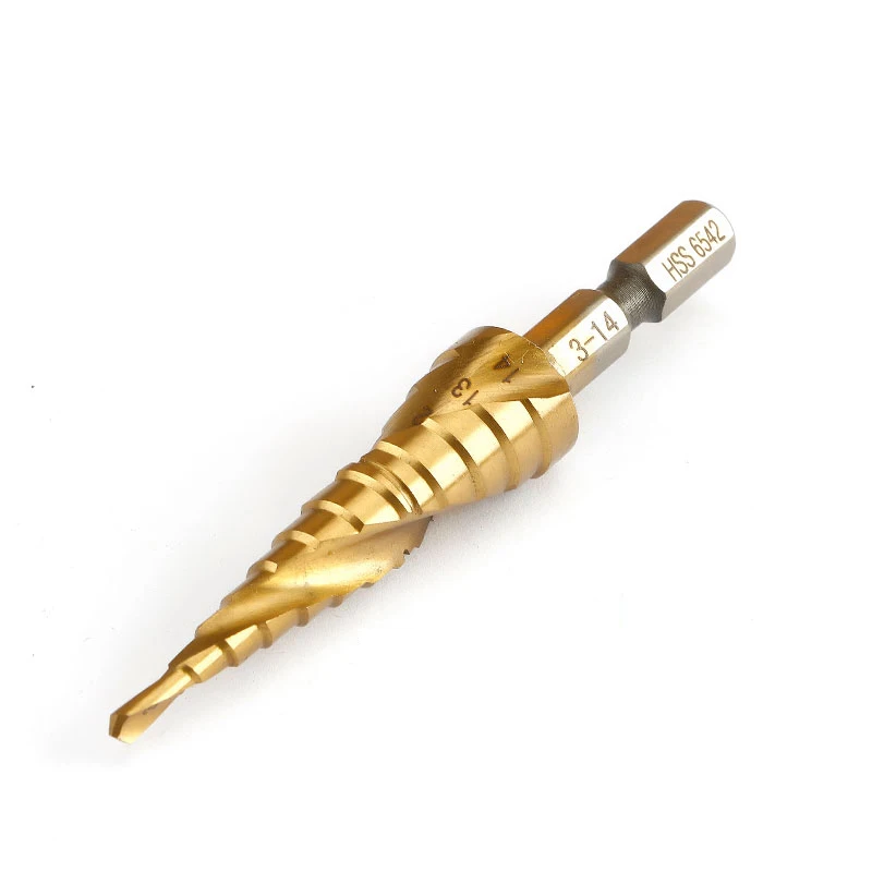 M35 Cobalt/6542 Spiral Step Drills 1Pcs Hexagonal Pagoda Drill Step ...