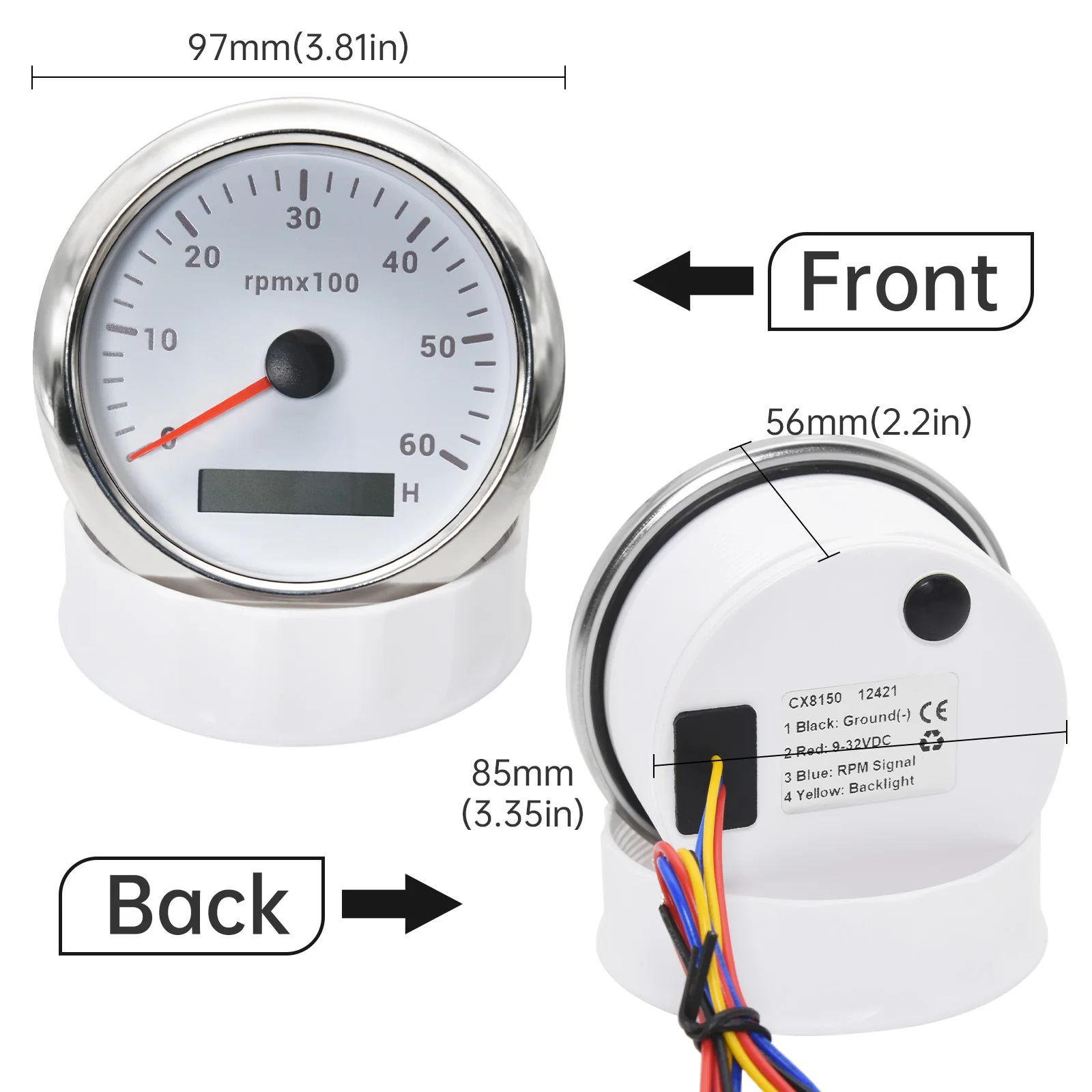 Small Tachometer For Car