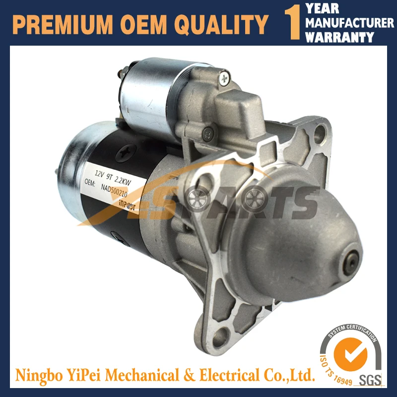 Starter-Motor-For-Land-Rover-Range-Rover-Defender-90-110-with-2-5TD ...