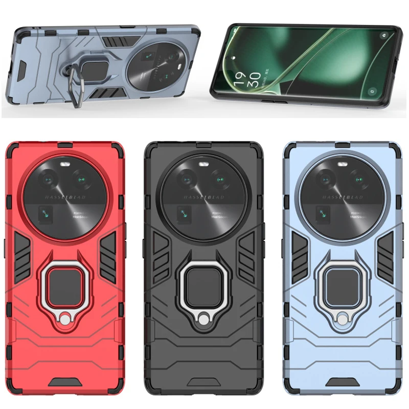 For-Find-X7-Ultra-Finger-Ring-Holder-Hard-Case-Anti-Shock-Rugger ...