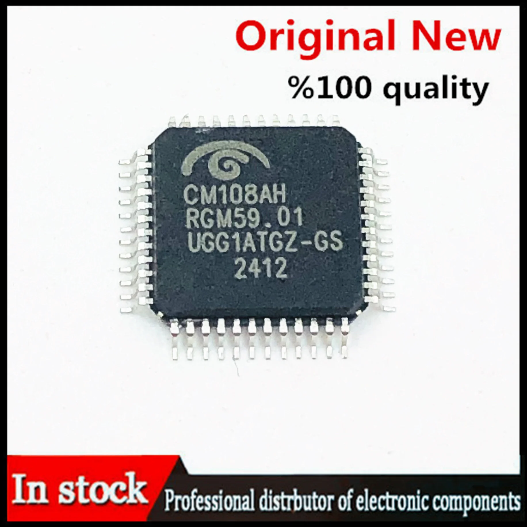 2PCS CM108 CM108B CM108AH LQFP-48 USB sound card decoding chip ...