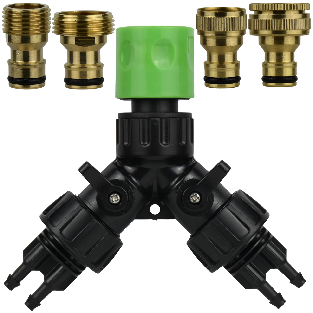 KESLA-1pcs-Gardens-2-Way-4-Way-Tap-Adapter-Hose-Splitter-Connector-1-2 ...