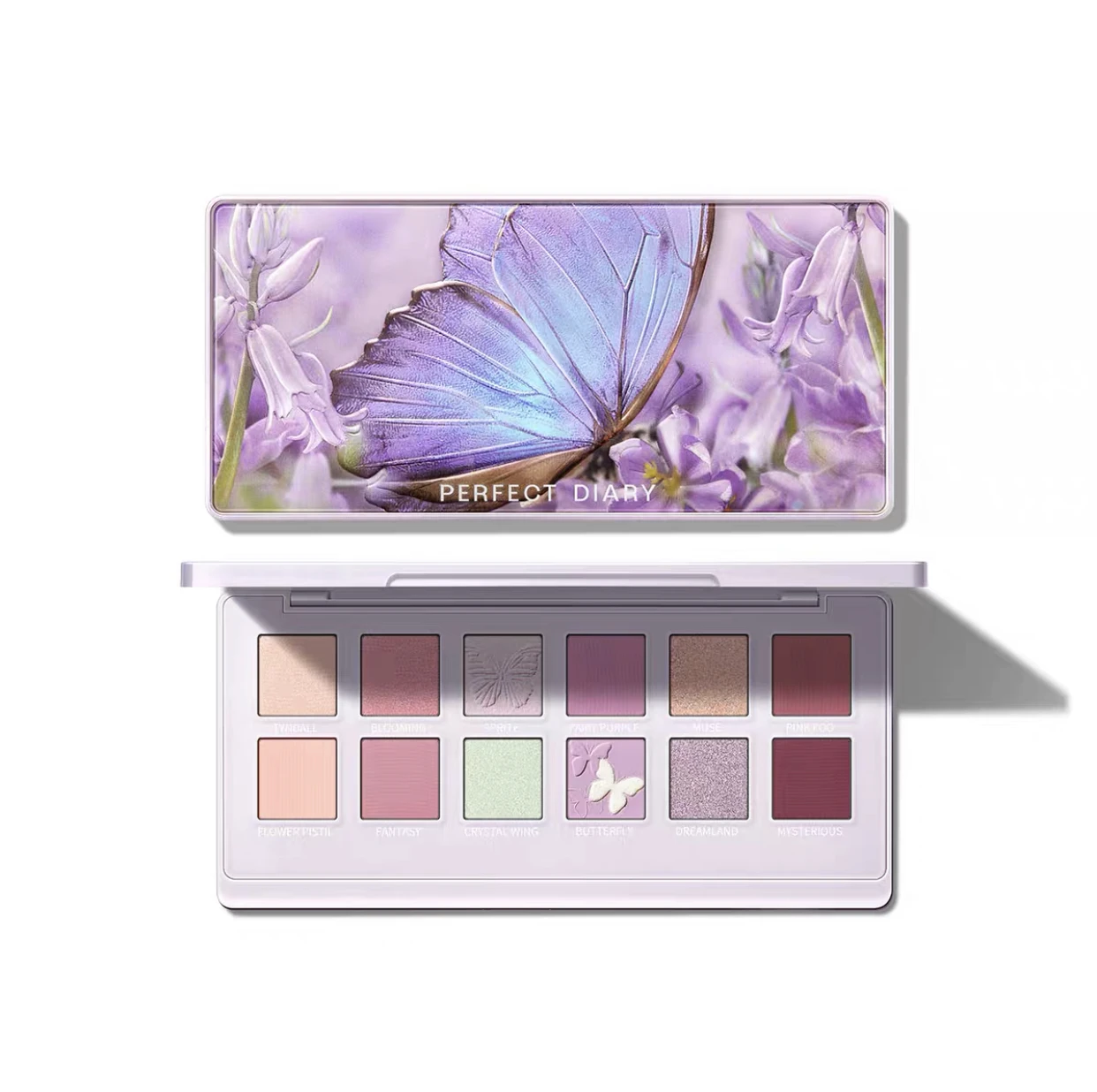 Perfect Diary Animal Eye Shadow Butterfly Fairy Purple Pallete Spring ...