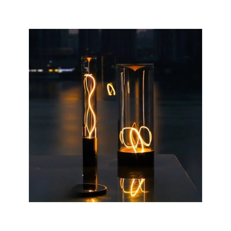 Desktop Ambient Light Rechargeable Night Light Living Room LED Dimmable ...