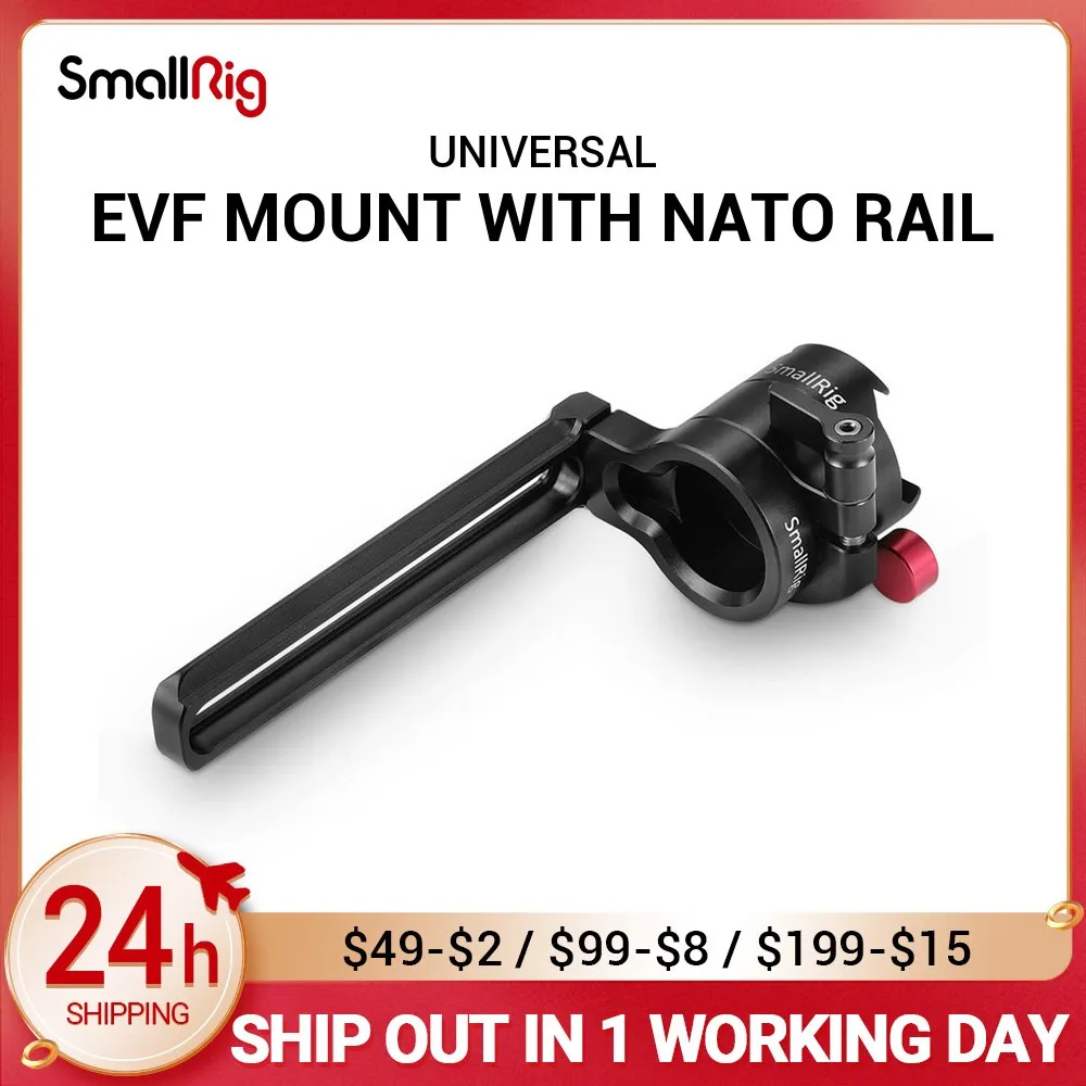 SmallRig-Quick-Release-Clamp-Adjustable-EVF-Mount-with-NATO-Rail-DSLR ...