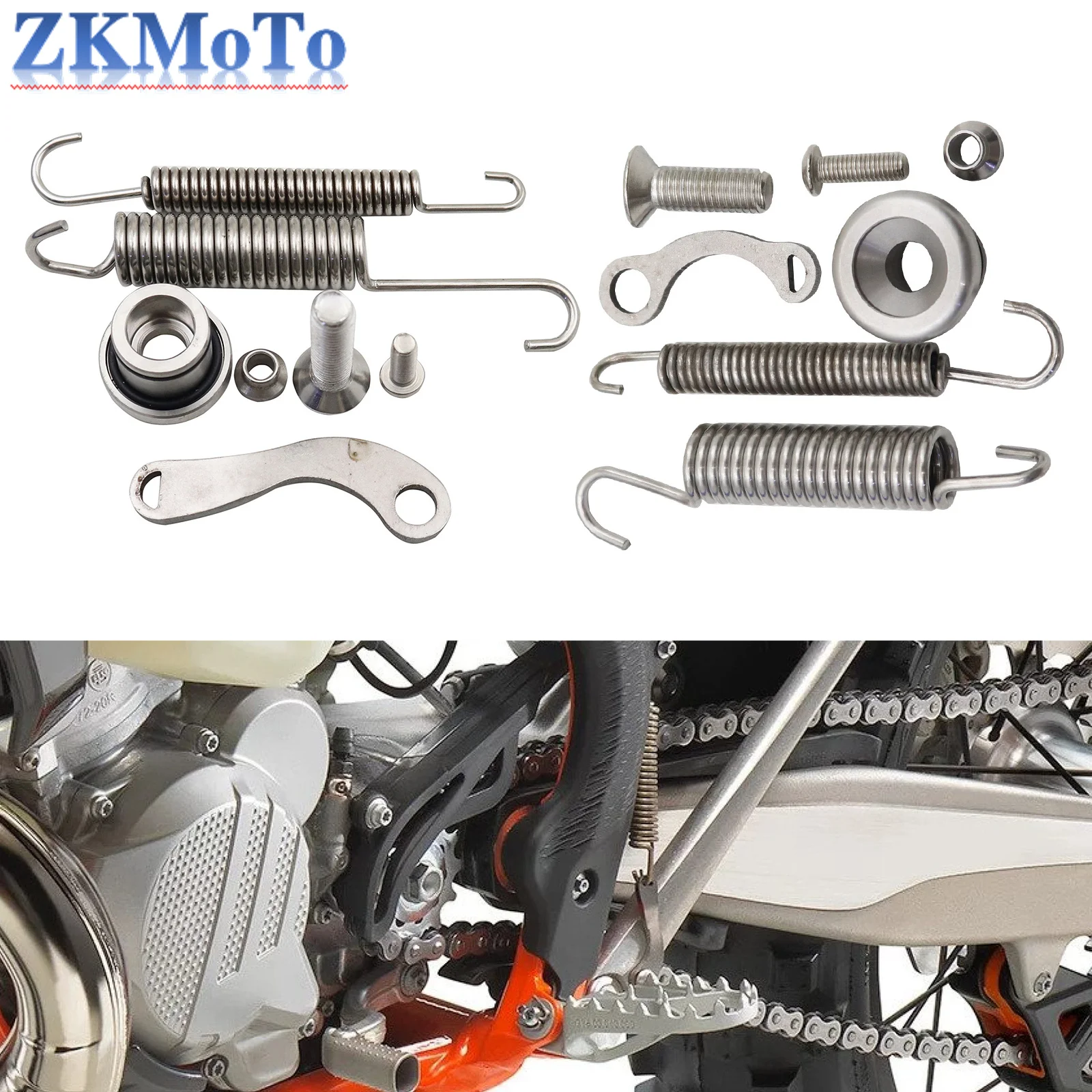 Motocross Kickstand Side Stand Springs Kit For Husqvarna FE TE FX TX ...