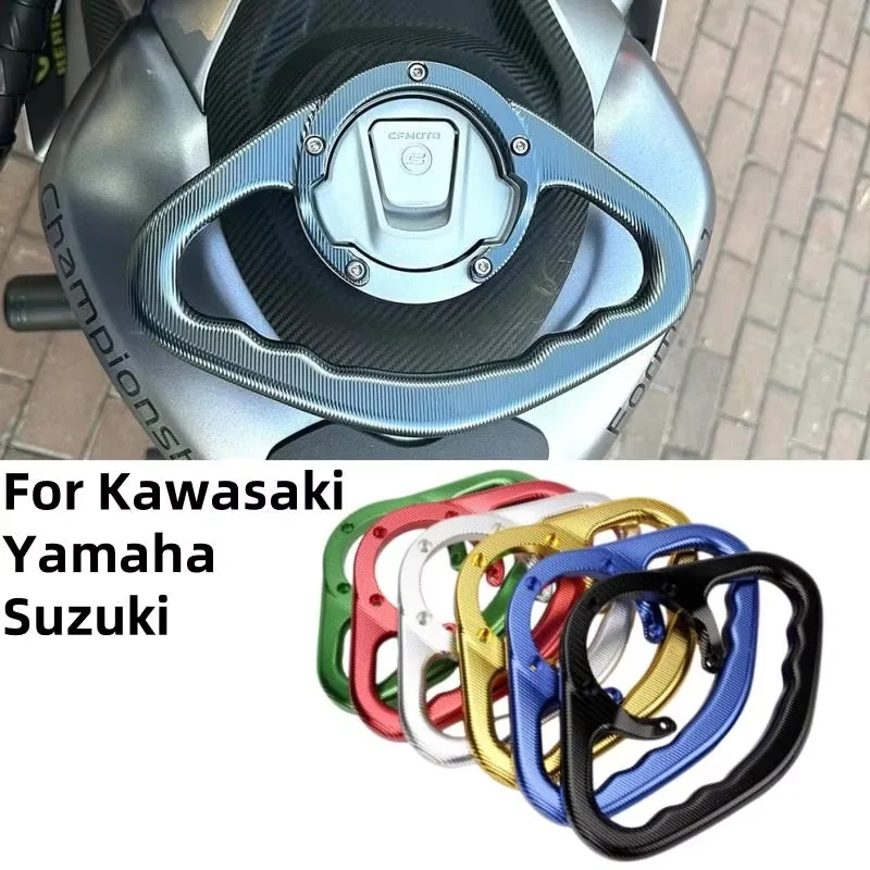 Universal Motorcycle Rear Passenger Gas Tank Bar Fuel Tank Armrest Grab ...