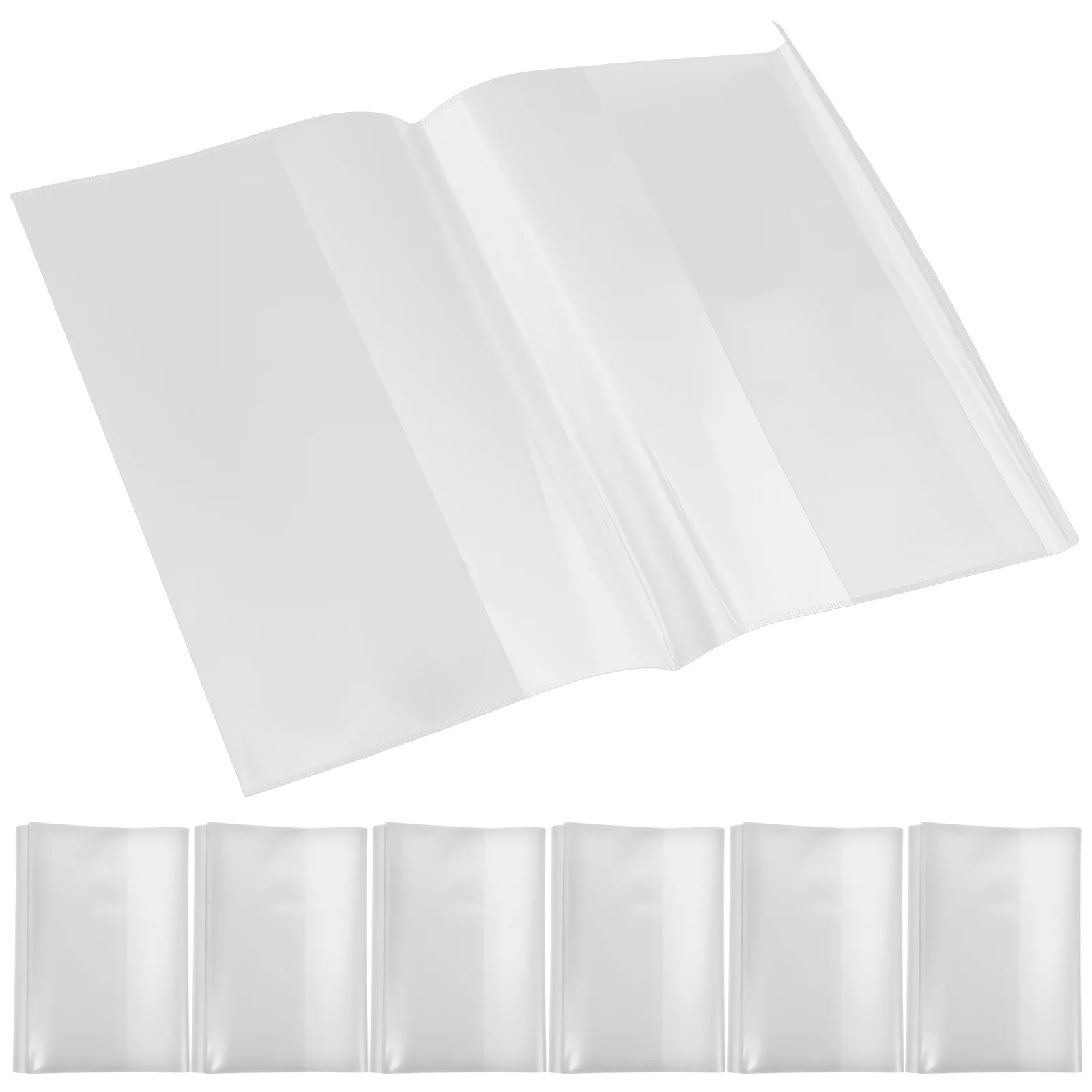 Clear-Sleeve-Plastic-Covers-para-Livros-Escolares-Capa-de-Prote-o-para ...