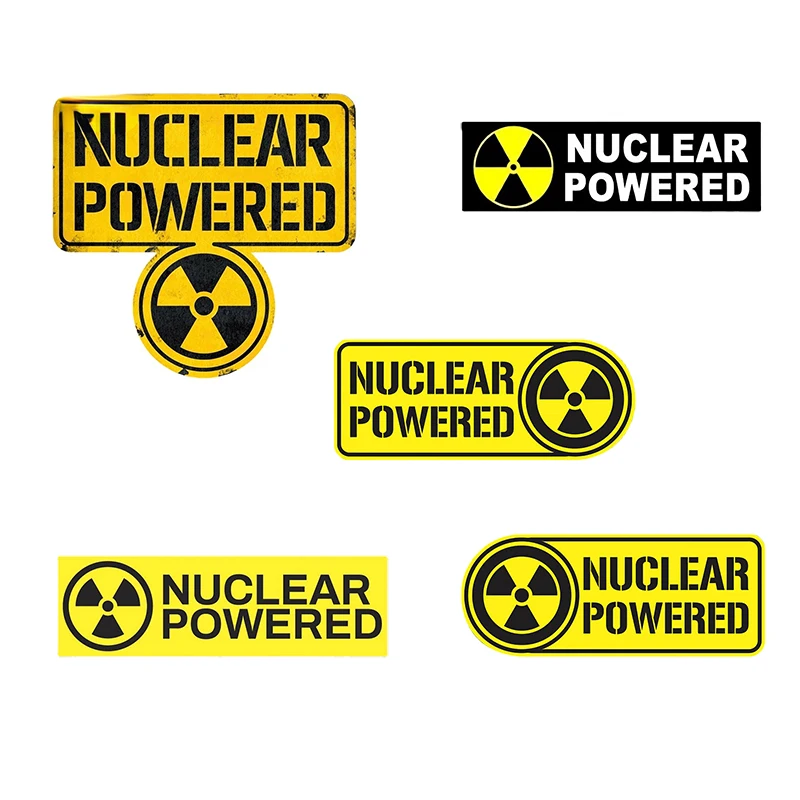 Car-Sticker-13-X-4-3cm-Creativity-Stickers-Nuclear-Powered-Simple ...