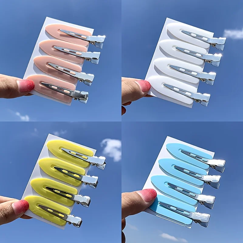 5pcs-Simple-Trendy-Versatile-Hair-Clips-Materials-For-DIY-Supplies-Pure ...