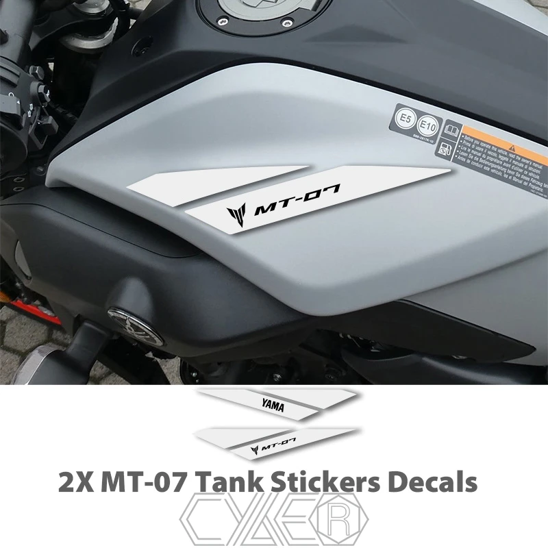 For YAMAHA MT07 MT 07 New Tank Stickers Decals MT LOGO Color Waterproof ...