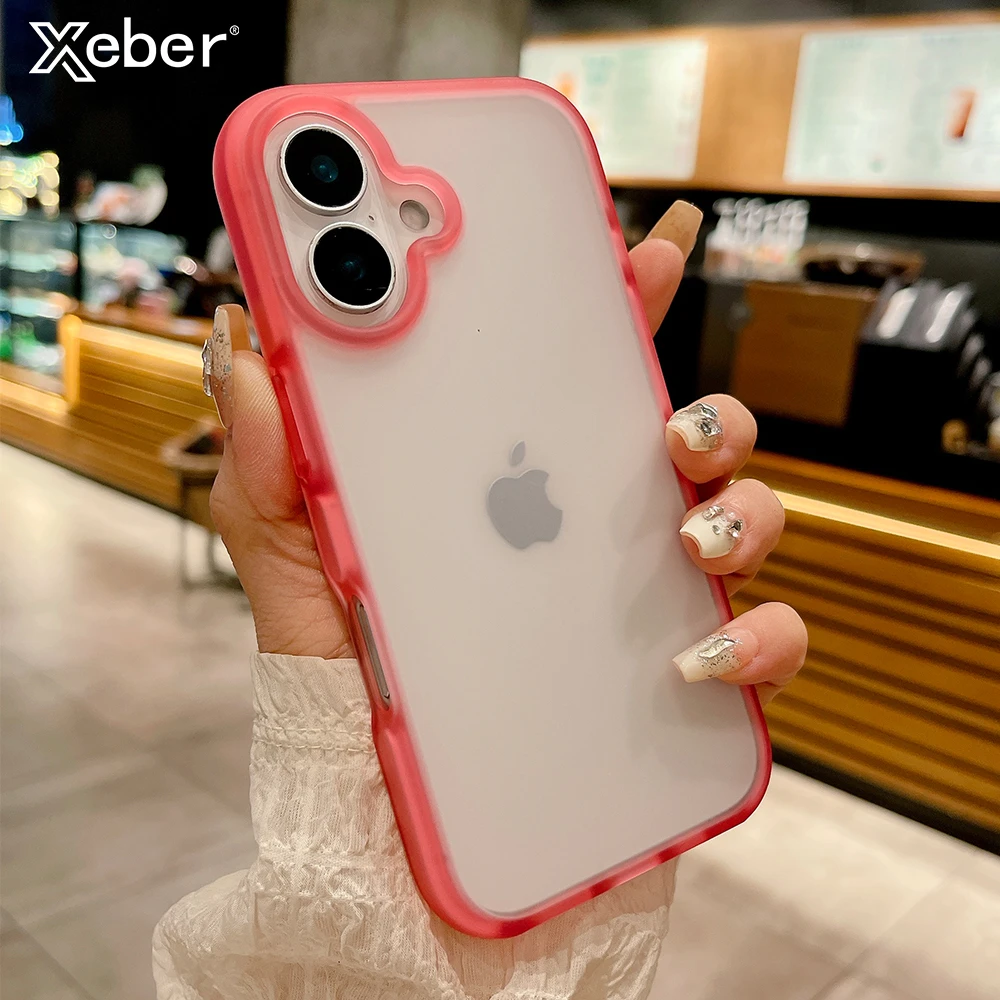 Candy-Matte-Transparent-Jelly-Soft-Bumper-Case-For-iPhone-16-15-14-13 ...