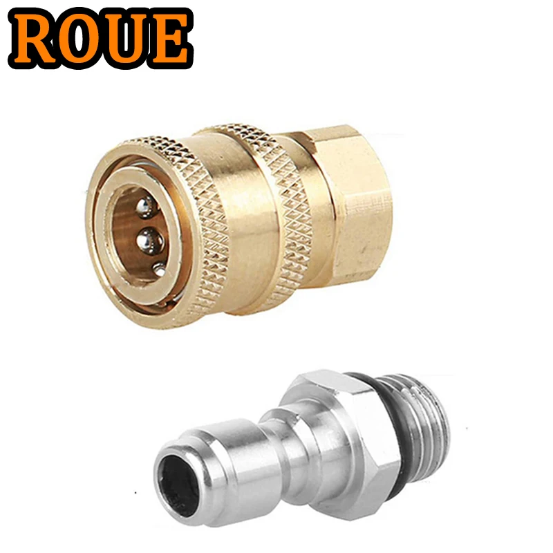 Nozzle Connectors, 1/4 Quick Connector Pressure Washer Fittings M14 ...