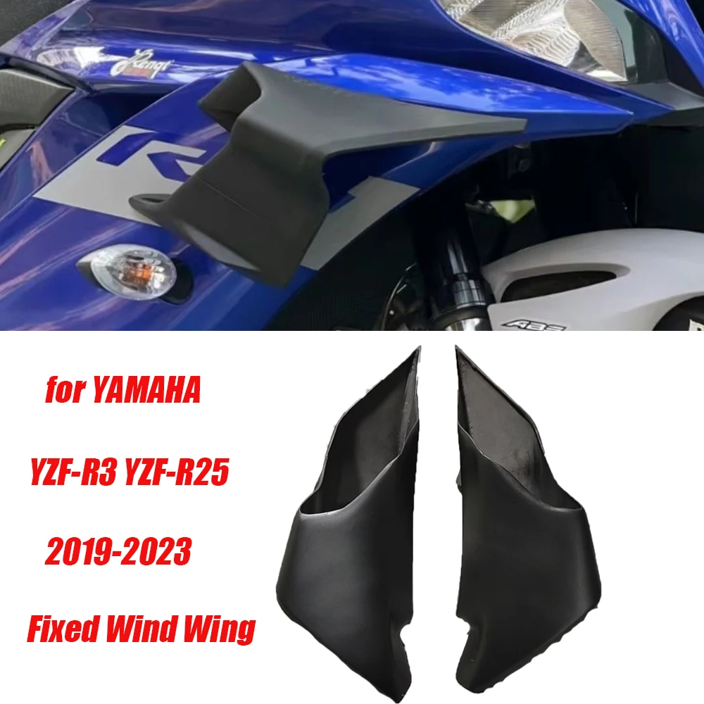 new-r3-r25-Motorcycle-Fairing-Parts-Aerodynamic-Wing-Kit-Fixed-Winglet ...