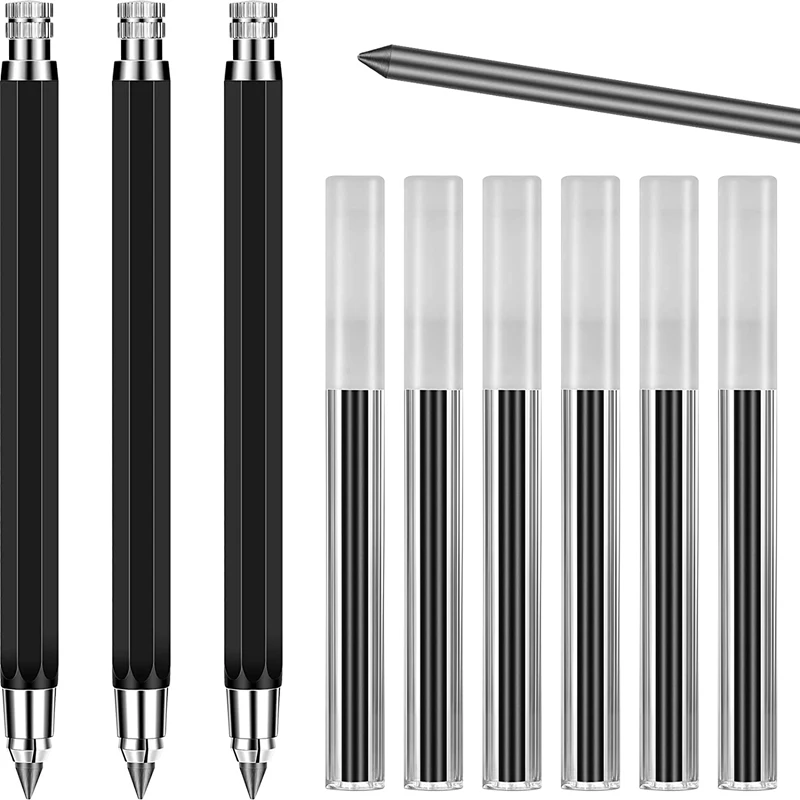 3-Pieces-5-6-Mm-Automatic-Mechanical-Pencil-With-Lead-Refill-Mechanical ...