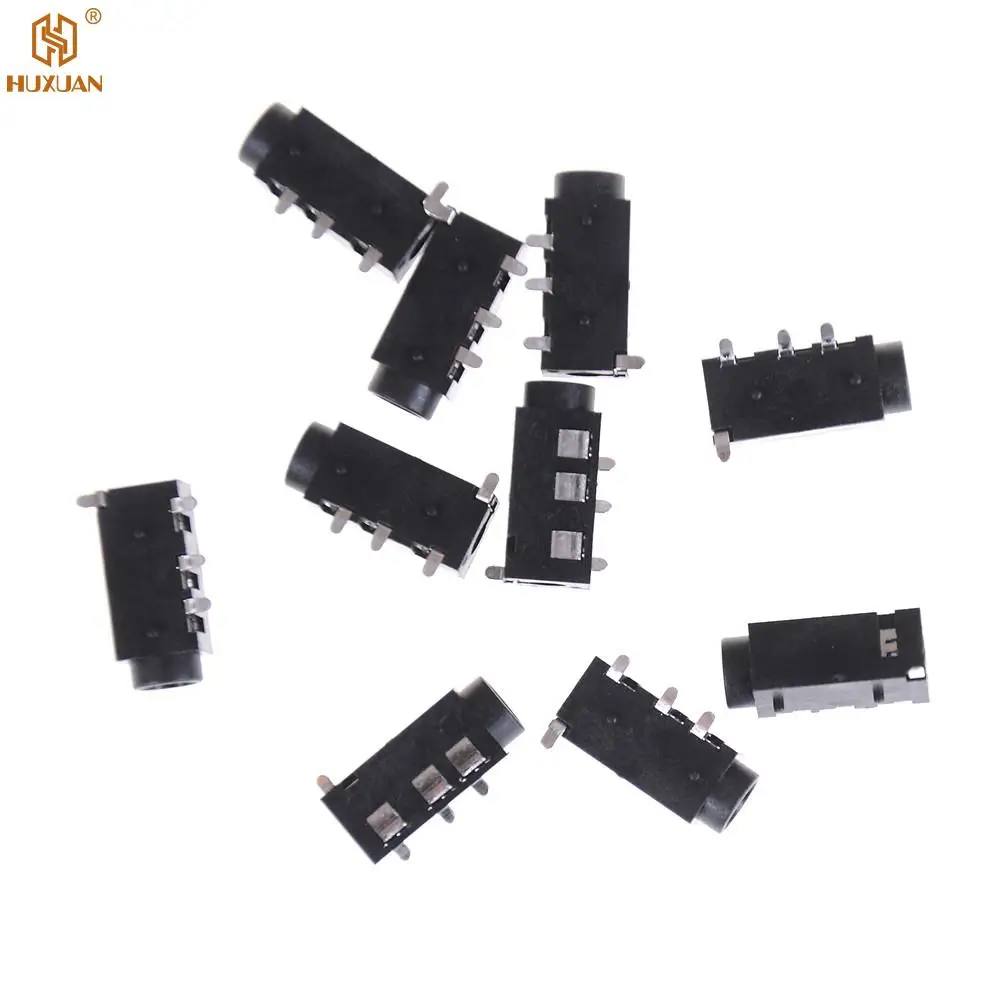 10pcs 3.5mm Jack Female Audio Connector 4 Pin Dip Headphone Jack Socket ...