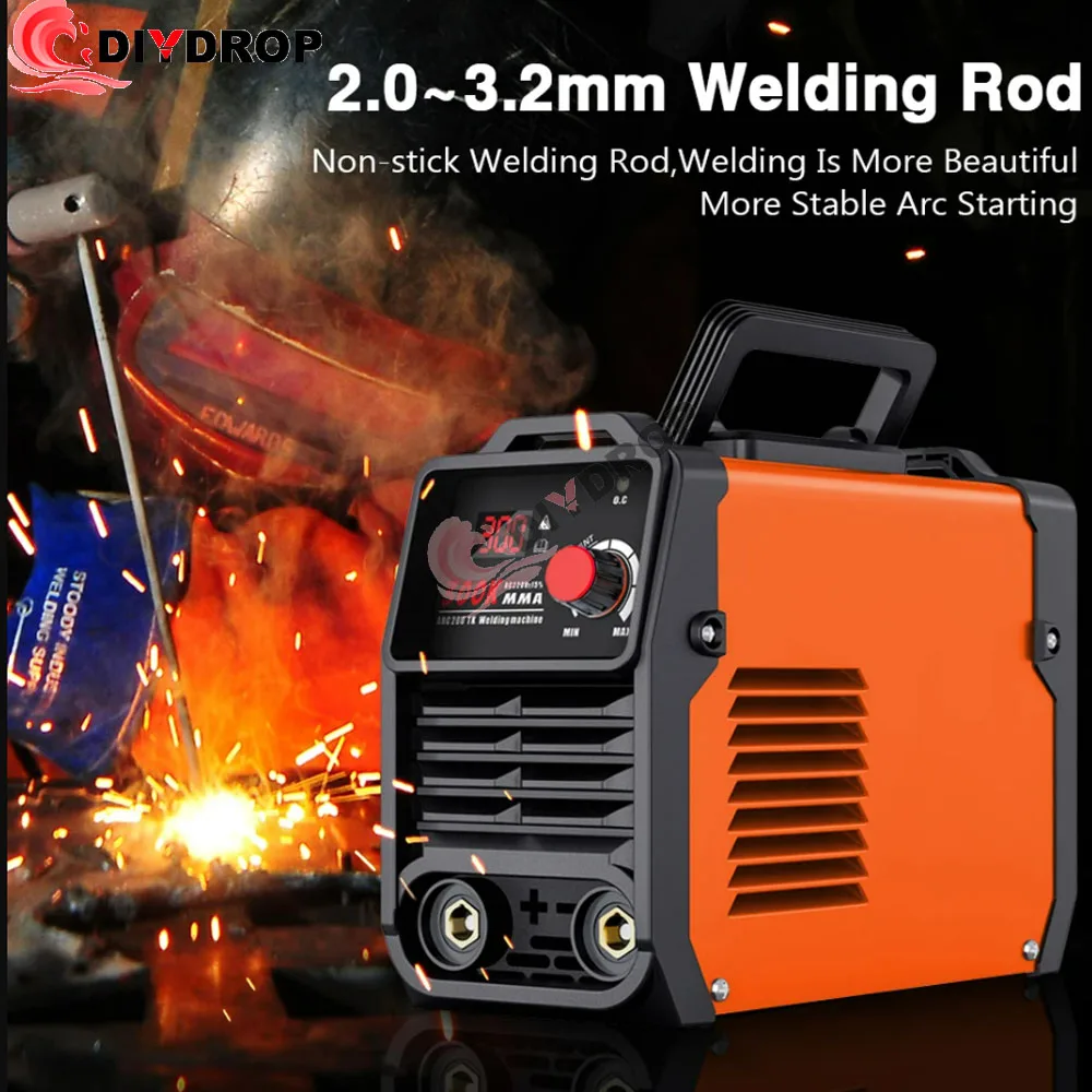 MMA-300K-Portable-LCD-Welding-Machine-Inverter-Arc-Electric-Welder ...