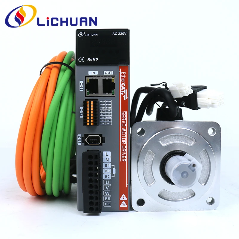 EtherCAT-Lichuan-Servo-Kit-750W-2-39Nm-Servomotor-With-Brake-EtherCAT ...
