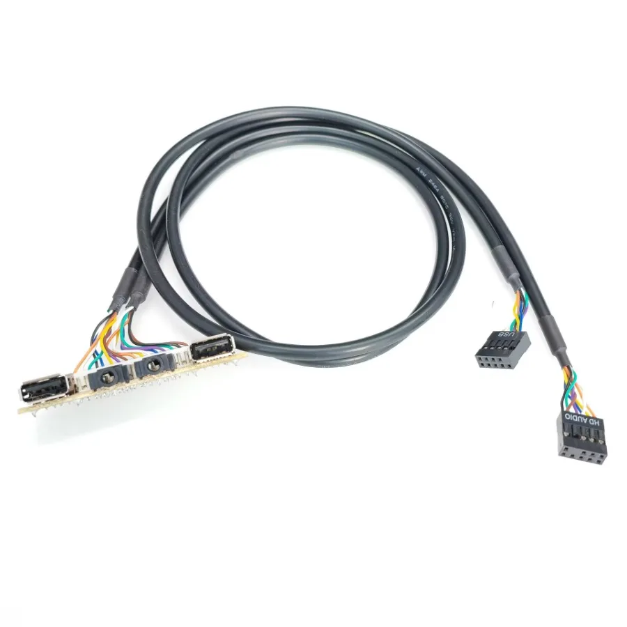 Desktop-computer-Chassis-front-pannel-I-O-USB2-0-AC97-HD-audio-Mic ...