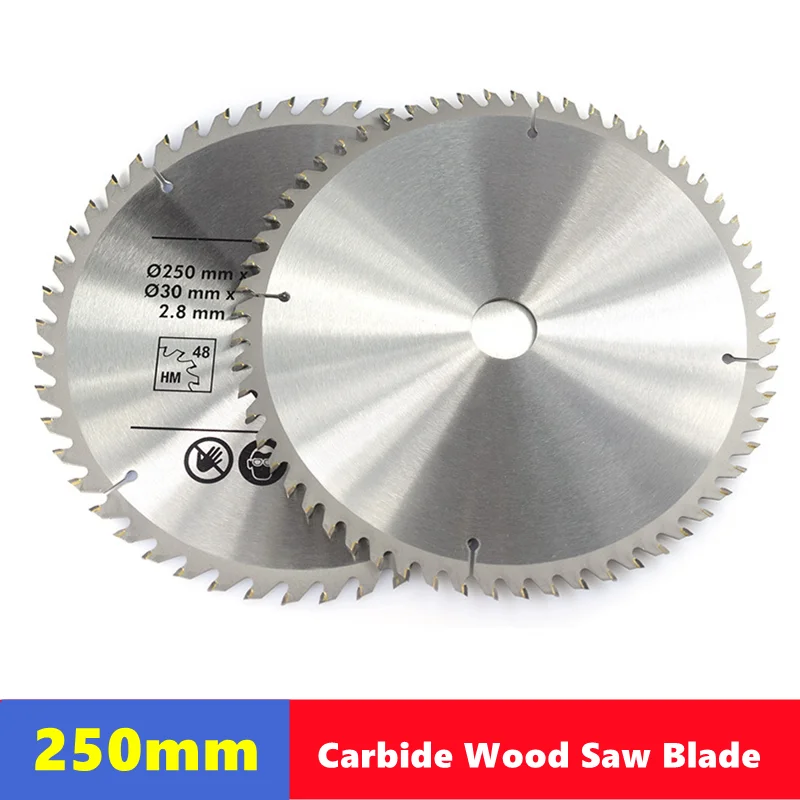 Carbide-Wood-Saw-Blade-250mmx40T-48T-60T-80T-aperture-30mm-TCT ...
