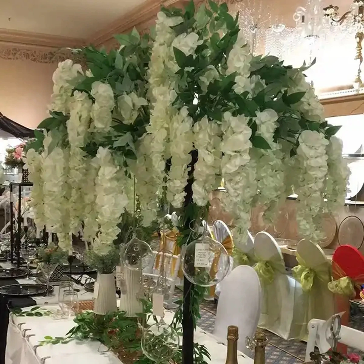 New-product-green-leaves-plants-flower-artificial-green-flower-stand ...