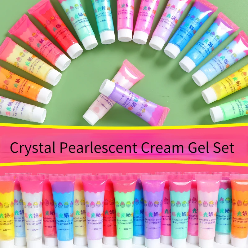 18colors-15g-cystal-Pearlescent-Cream-Gel-DIY-Hair-Clip-Phone-Case ...