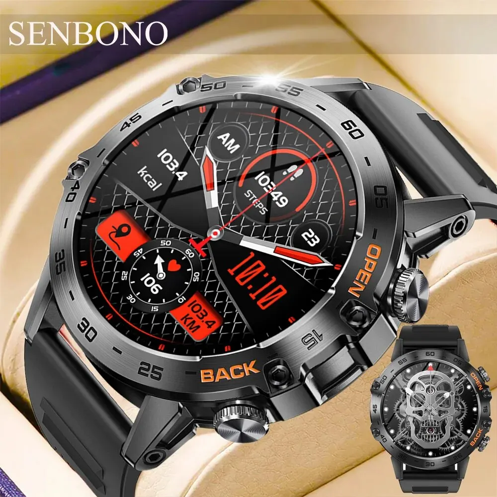 SENBONO-K52-Rugged-Smart-Watch-Men-Bluetooth-Call-24h-orologi-con ...