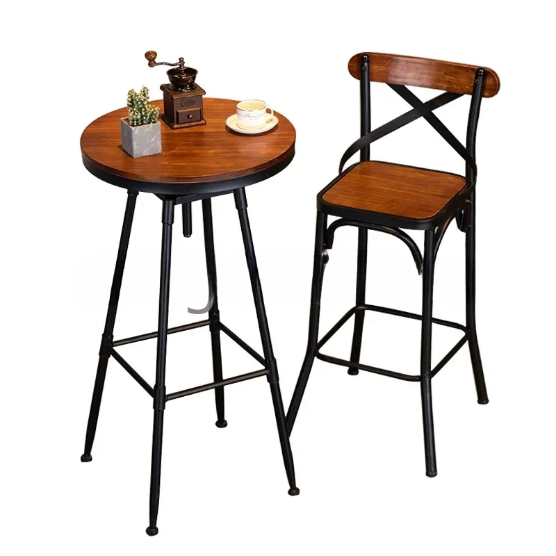 Round-High-Bar-Tables-Dining-Room-Modern-Wooden-Luxury-Bar-Tables ...