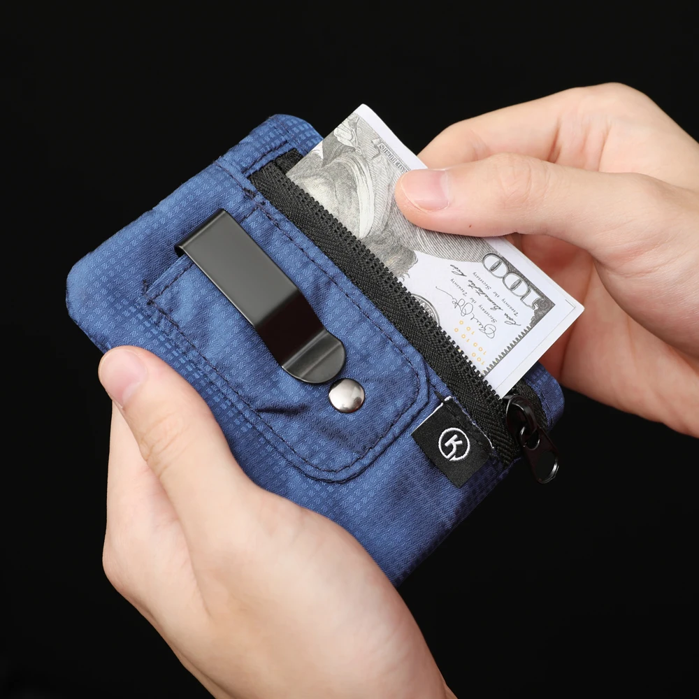 Mini-monedero-de-tela-Simple-con-cremallera-y-Clip-de-cintur-n-bolsa-de ...